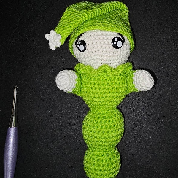 Vintage Glow Worm Beginner Friendly Crochet Pattern PDF - Etsy