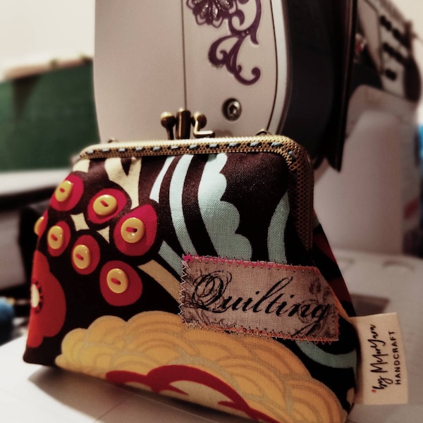 Coin Purse Pattern, Sewing Pattern, Frame Purse Tutorial for Curved ...
