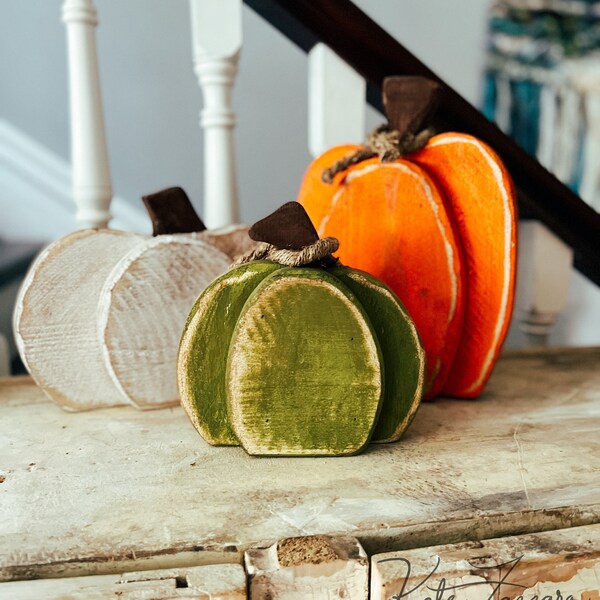 Round Pumpkin Set - Etsy