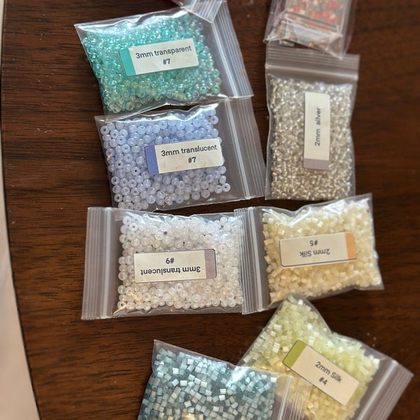 Miyuki 11/0 8/0 2mm 3mm Japanese Miyuki Glass Seed Beads | Semi Opaque | Miyuki Round Seedbeads ...