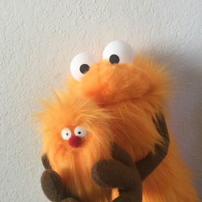 Little Gustav, an Orange Muppet Who Likes Birds, Sandwiches With Cheese ...