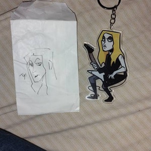 Metalocalypse Dethklok Acrylic Keycharm - Etsy