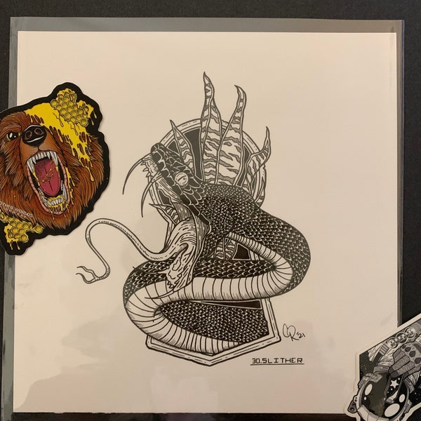 RIDGE - Inktober 2024 Original Piece - Etsy