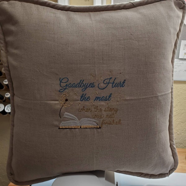 Sympathy Grief Loss Embroidery Design for 4x4, 5x7, and 6x10 Inch Hoops ...