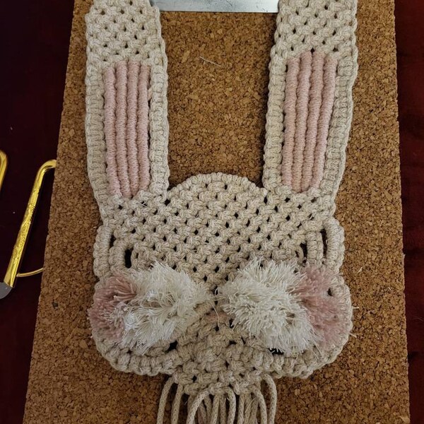 Macrame Bunny PDF Tutorial: Easter Rabbit Wall Hanging (digital Download) - Etsy