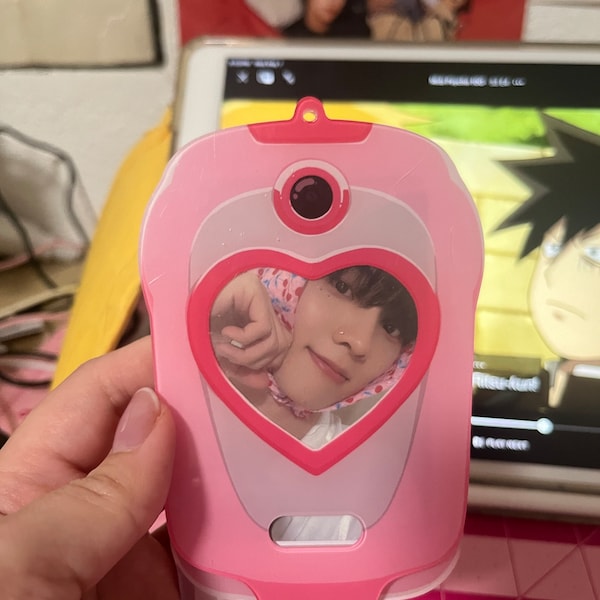 Flip Phone Y2K Kpop Idol Acrylic Photocard Holder - Etsy