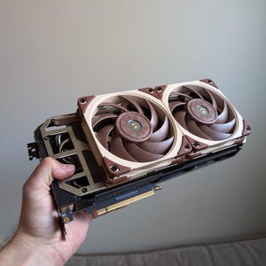 MSI Suprim X RTX 4090 Video Card Fan Shroud Deshroud 120mm Fan Bracket ...