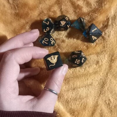 Dice RPG Set of 7 'spirit Of' Dolphin Dice Dungeons - Etsy