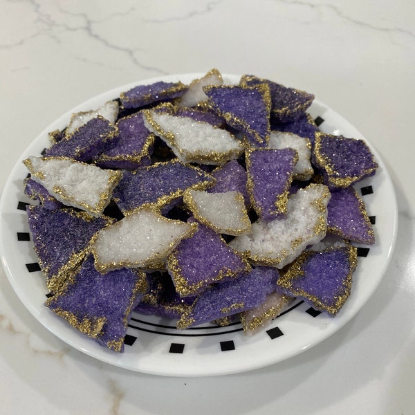 Edible Sugar Crystals, Vegan Geode Candy, Cake Decoration - Etsy
