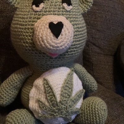 PDF Pattern : Don't Care Bear Amigurumi Plush Marijuana Crochet Pattern ...
