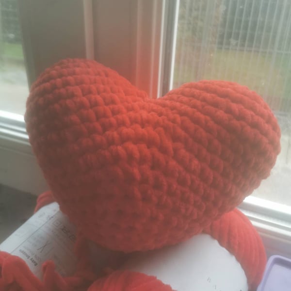 Giant Heart Crochet Pattern - Etsy