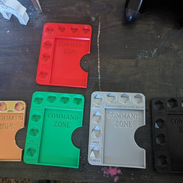 D100 Life Spinner for Magic and Commander Trays - Custom Made - 3D ...