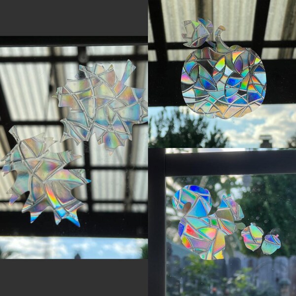 Bigfoot Prism Window Clings~set of 12~prevent Bird Strikes~static Cling ...