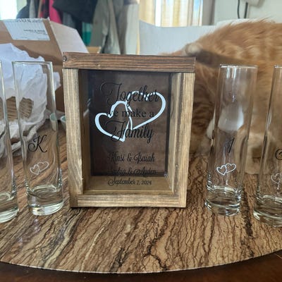 Unity Sand Set for Blended Family, Blended Family Wedding Ceremony ...