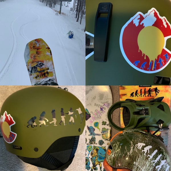 Colorado Snowboard Evolution Sticker!! - Etsy