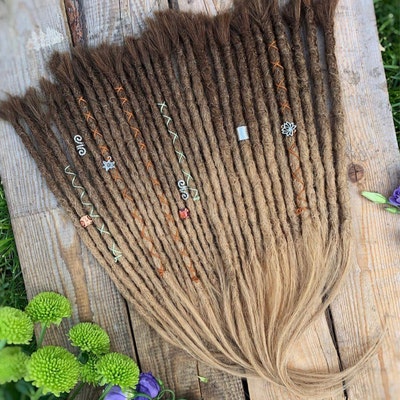 Synthetic Dreadlock Extensions With Luxury Human Hair Ends. Luxury ...