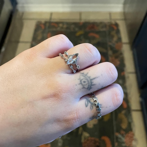 Sterling Silver Dainty Bali Ring, Tiny Silver Ring, Trendy Silver Ring ...