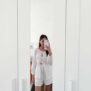 Drawstring Ruched Top Sewing Pattern PDF, Women's Blouse Sewing Pattern ...