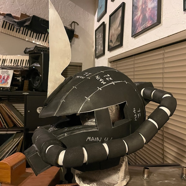 Zaku II Helmet Gundam Foam Pattern - Etsy UK