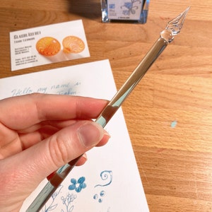 Glass Quill Plain Moss - Etsy