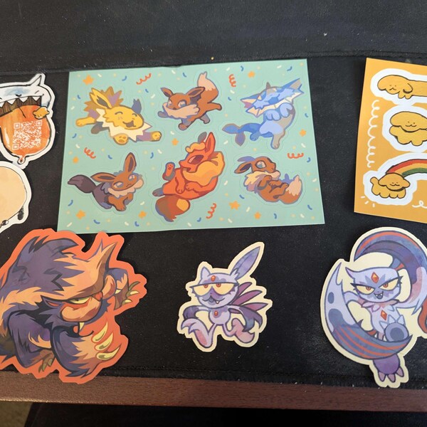 Primarina Brionne and Popplio Stickers - Etsy