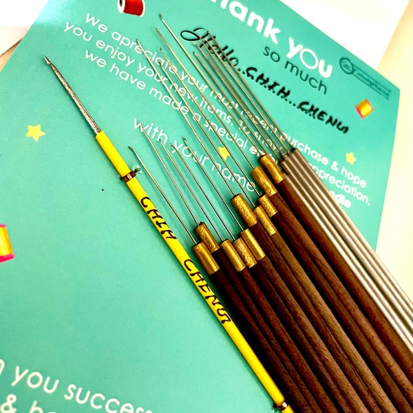 Aari (0.5MM) Needle for Beading and French Wire Embroidery With Handles ...