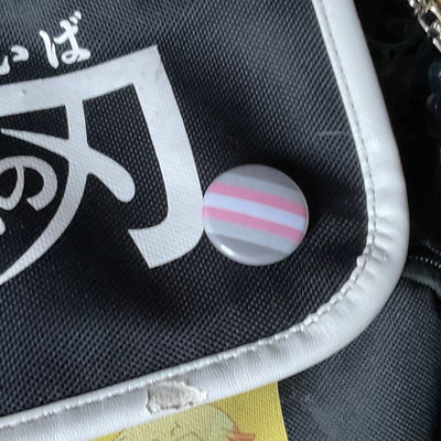 Demi Girl Pride Flag Pin Round Circle Button 1 Pin 1.5 Pin 2.25 Pin 10 ...