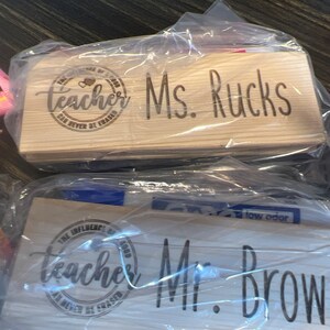 Teacher Gift Set: Personalized Whiteboard Eraser & Expo Marker Thank ...