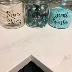 Dryer Sheets Label Decal / Laundry Room Decor / Dryer Sheets Label for ...