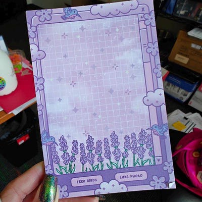 Lilypad Cute Aesthetic Sticky Note - Etsy