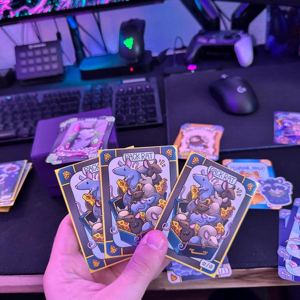 5 of Each Rin and Seri // Cat and Dog Tokens for Magic the Gathering - Etsy