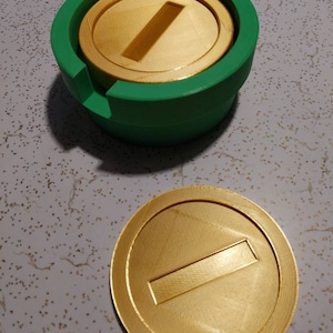 Mario Bros Coin Coasters Game Room Coasters Video Game Coasters - Etsy