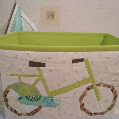 Bicycle Paper Piecing Pattern Quilt Block Pattern - Etsy