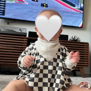 HOWDY Oversized Sweatshirt Romper Baby Boy Bubble Romper - Etsy