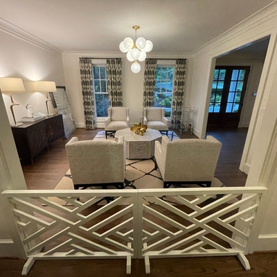 Geo Style Barn Doors Any Size Hardware and Header Included - Etsy