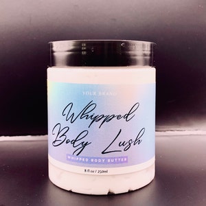 Editable Shea Butter Label Templates Whipped Shea Butter Labels Diy ...