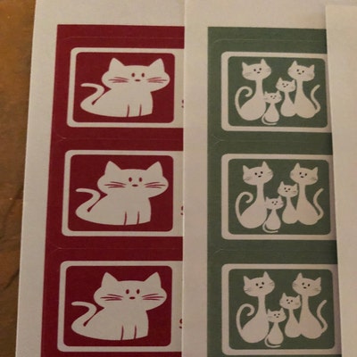 Tuxedo Cat Address Labels, Return Address Labels, Address Stickers, Cat ...