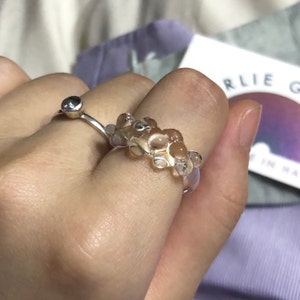 Glass Dots Ring - Etsy