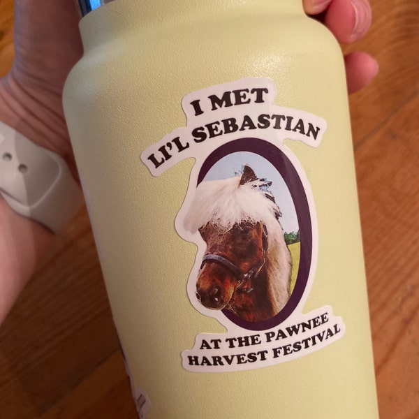 Parks and Rec Recreation Lil Li'l Little Sebastian Pawnee Sticker 3 ...