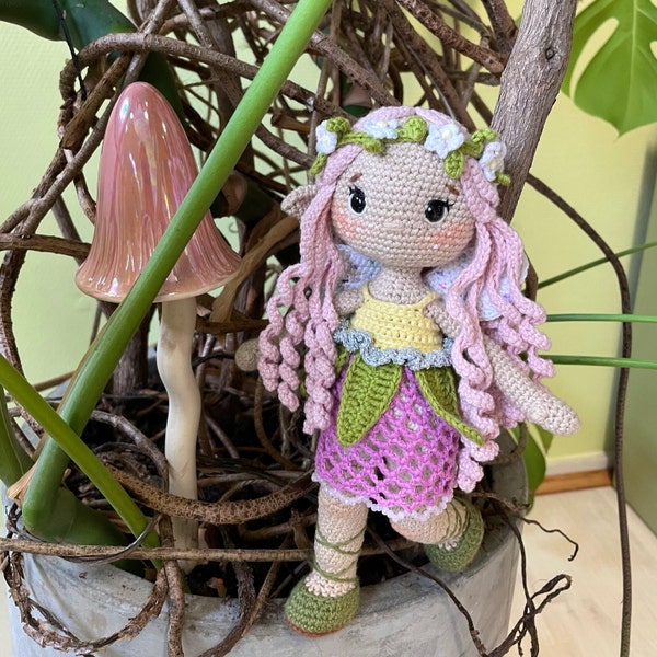 Crochet Pattern for Doll Fairy Amigurumi PDF English - Etsy