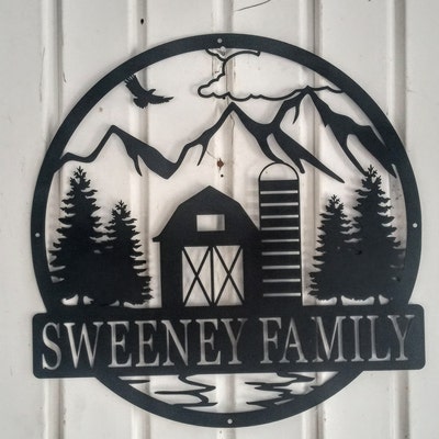Metal Family Sign Metal Family Wall Decor Family Wall Art Family Wall ...
