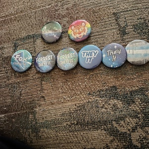 Art Deco Pronoun Buttons Custom Pronouns and Bulk Options - Etsy