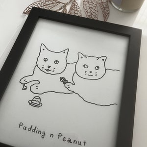 CUSTOM UGLY PORTRAIT Line Drawing Bad Portrait Line Art - Etsy