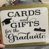 Graduation Table Candy Buffet Sign - Candy Table Sign - Cards and Gifts ...