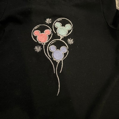 Mickey Head Outline Embroidery Design, Stitch Fill Bundle Set ...