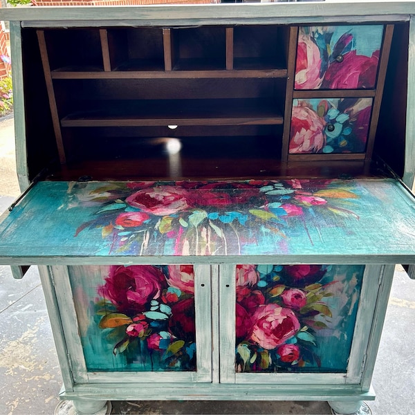 Large Decoupage Paper for Furniture BURST OF COLOR| Redesign With Prima ...