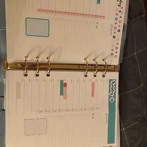 Custom Script Sticker Sheet Planner Stickers Choose Your | Etsy