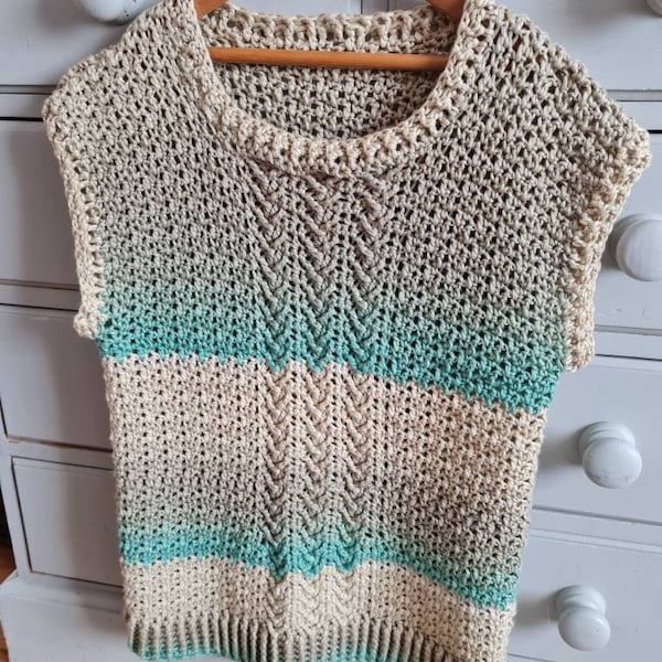 Crochet PATTERN - Chevron Vest (3-6 Months up to 10 Years) (english ...