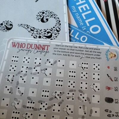 Red Riding Hood Roll and Save Saving Scratch-off Challenge for A5 and ...