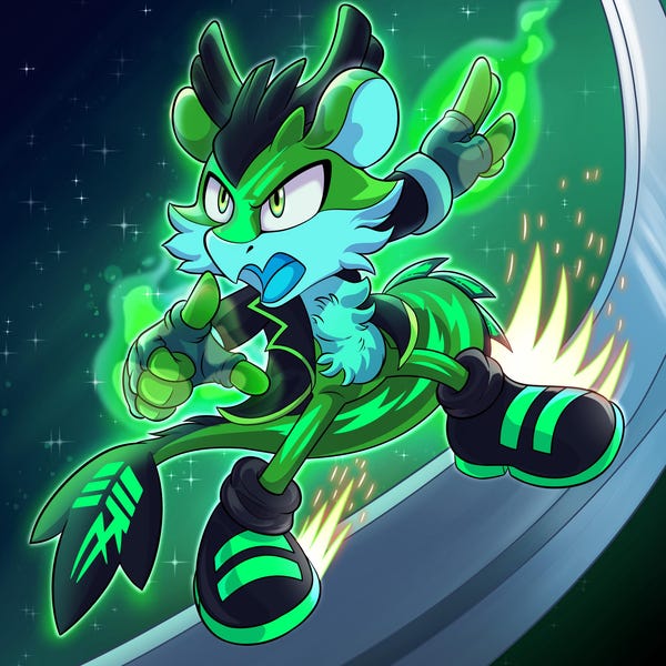 Sonic OC Art Commission, Sonic Drawing, Sonic the Hedgehog Commission ...